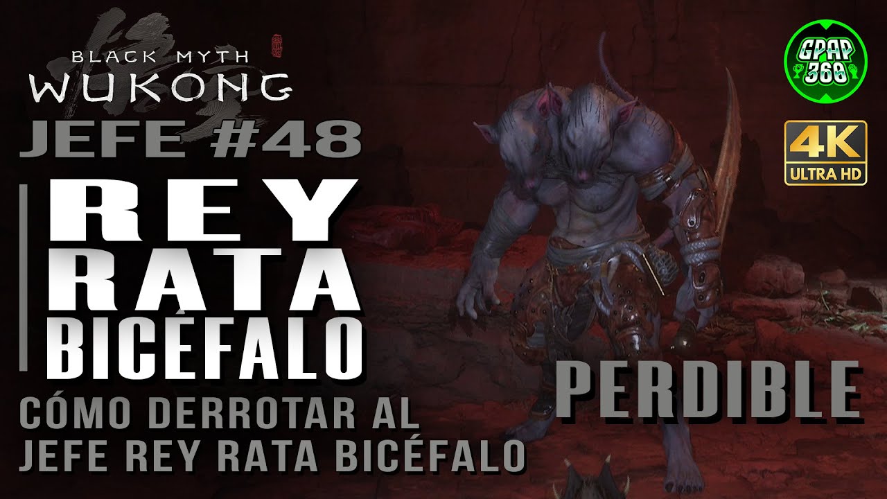 Black Myth: Wukong | Jefe Rey rata bicéfalo (Jefe #48, localización y ...
