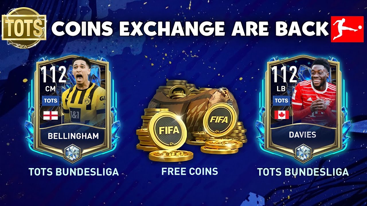 FREE COINS EXCHANGE ARE BACK 50+ MILLION COINS FIFA MOBILE 23 | TOTS ...