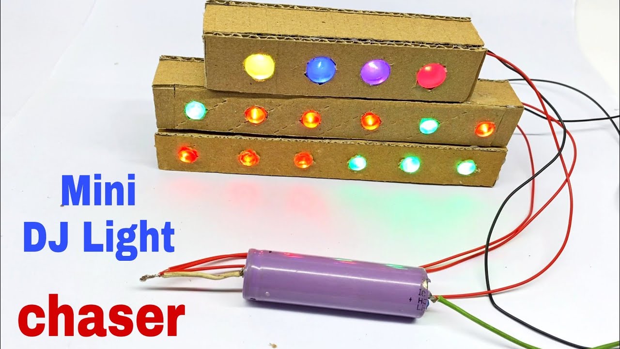 How To Make DJ Light at home | Small DJ Lights kaise banaye | Homemade ...