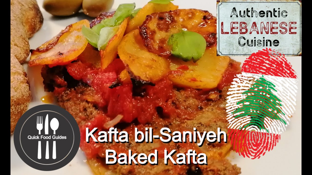 Lebanese baked kofta, KAFTA BIL-SINIYAH (Fast guide, under 2.30 min ...