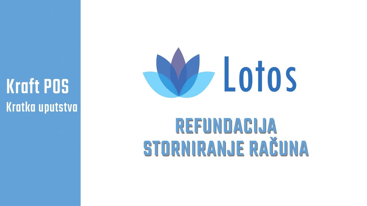 Refundacija - Storniranje računa - YouTube