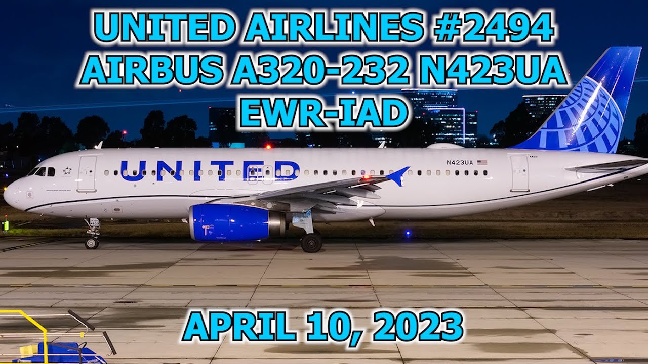 United Airlines #2494: EWR-IAD - YouTube