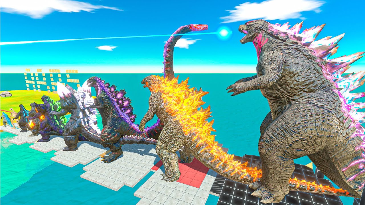 Evolution of Godzilla New Empire Size Comparison vs King Ghidorah x ...