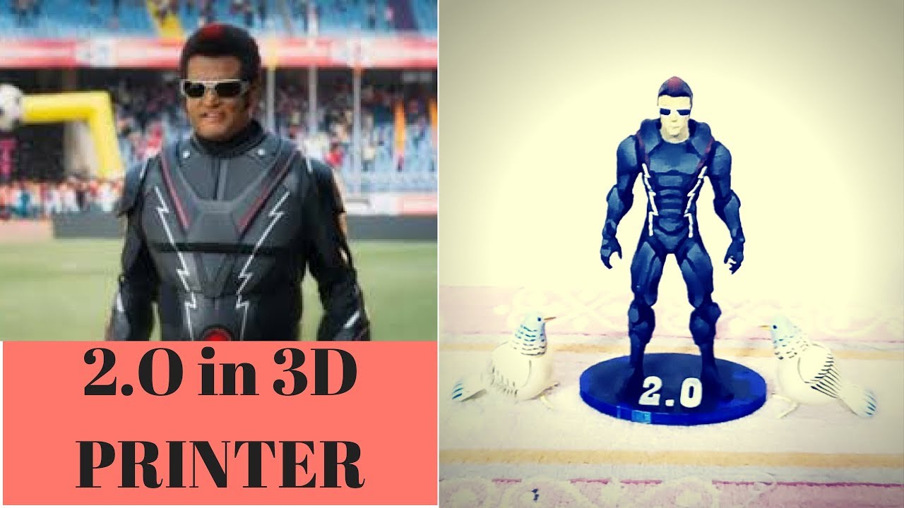 2.0 in 3D Printer - YouTube