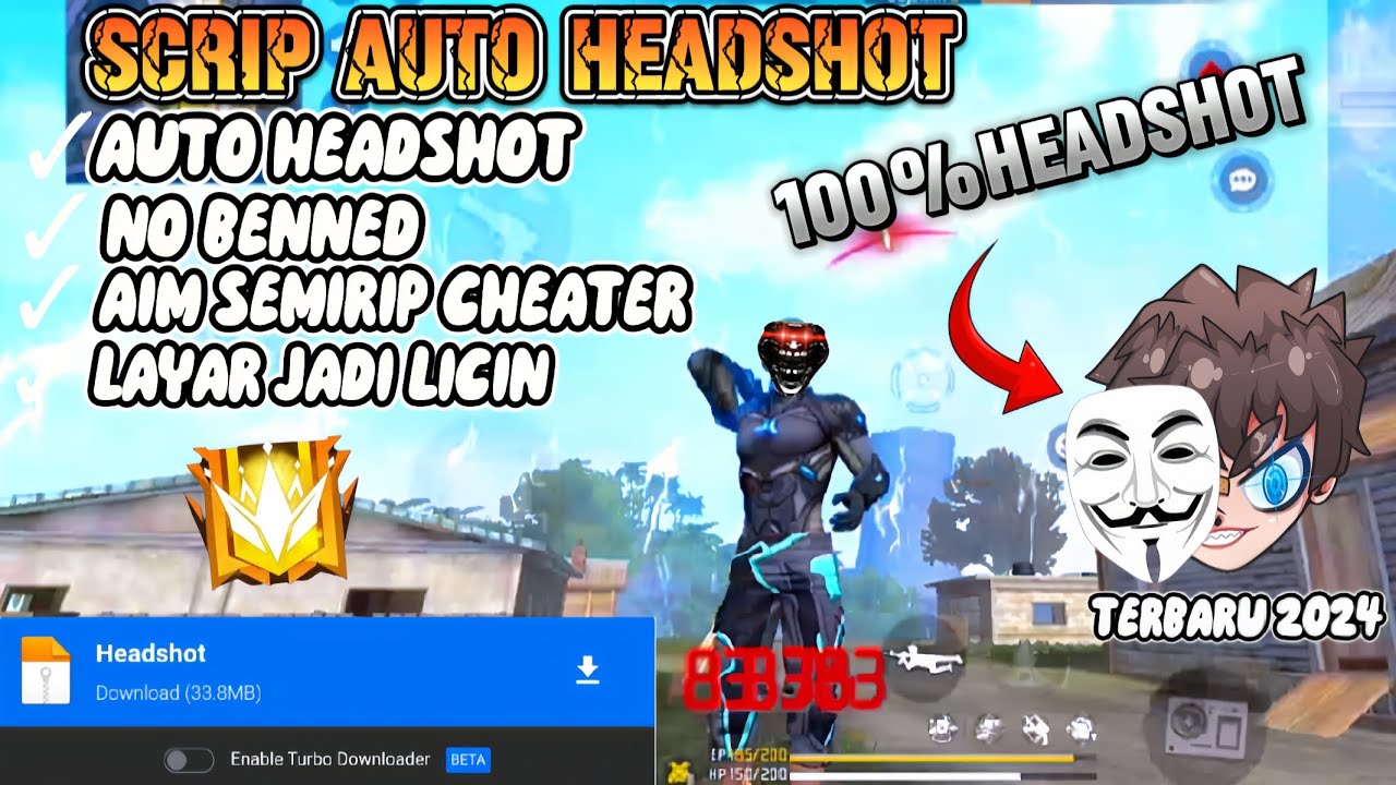 INI YANG KALIAN CARI KENA BADAN AUTO HEADSHOT‼️ SCRIP MUDAH HEADSHOT FF 2024 NO BL SETELAH ...