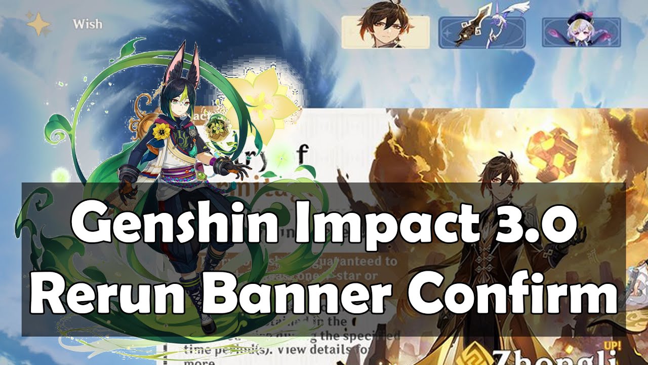 Sumeru 3.0 Rerun Banners Confirm | Genshin Impact [Hindi] - YouTube