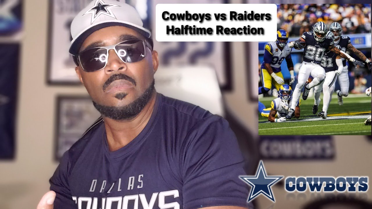 Cowboys vs Rams Halftime Live Reaction - YouTube