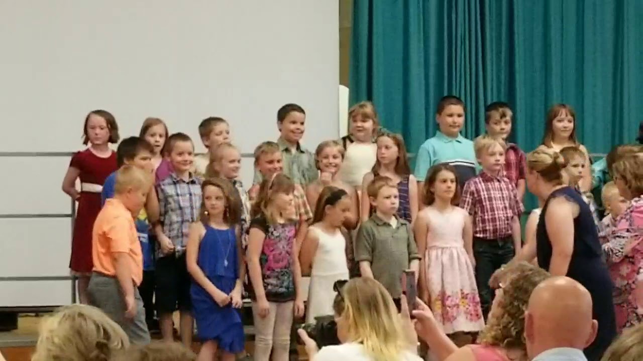 Micki 3rd grade graduation - YouTube
