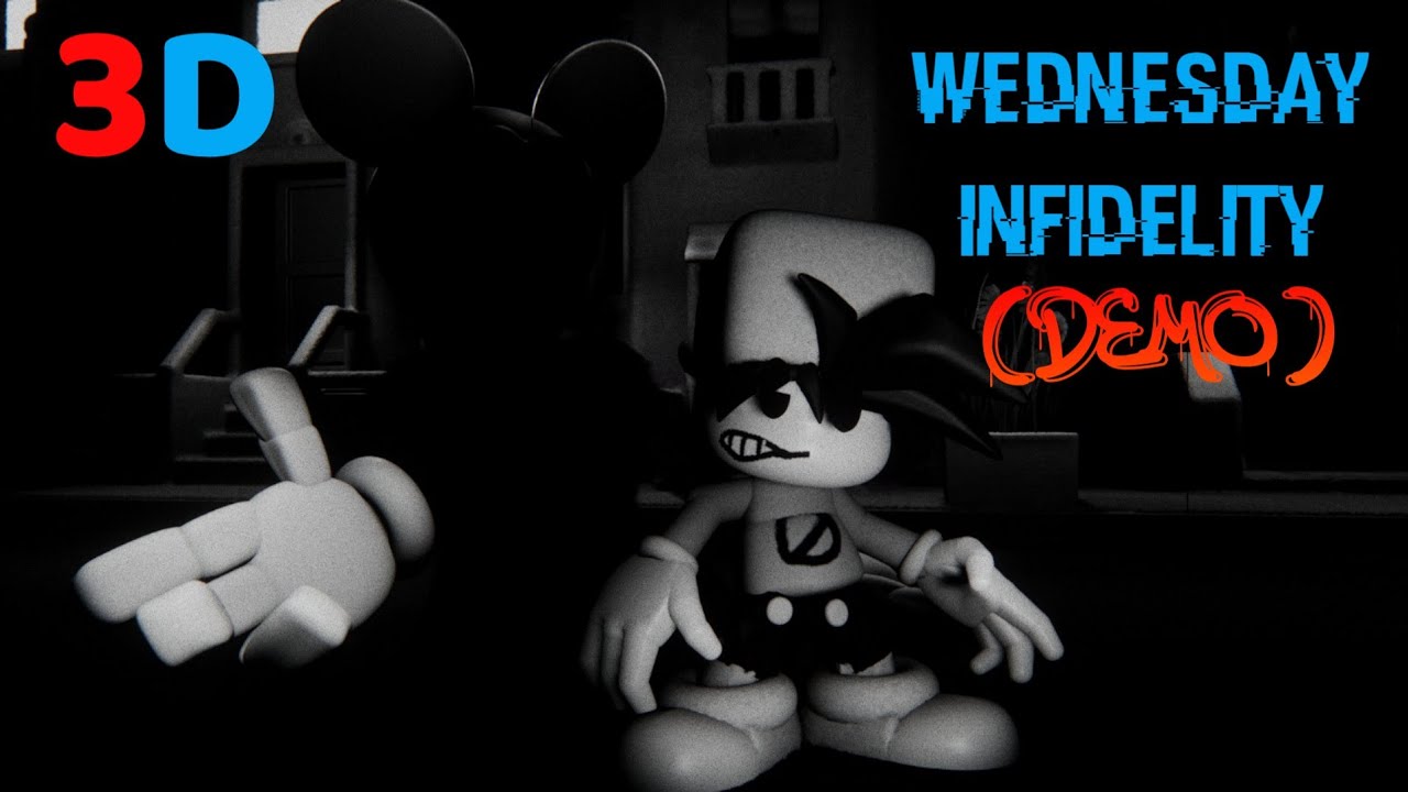 FNF - Wednesday Infidelity Part 2 In 3D (DEMO Version) - YouTube