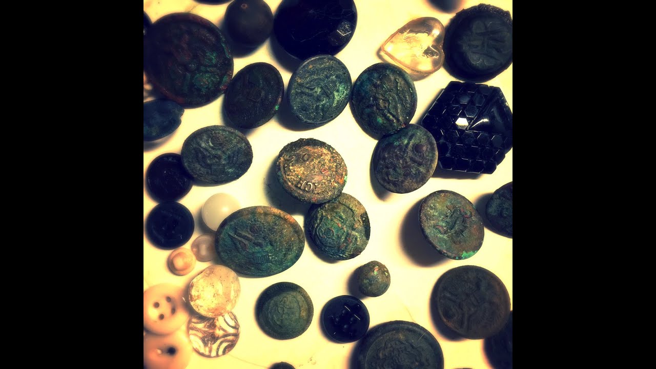 #23: EPIC button sift w/ Digfellas Bill Ladd; metal detecting civil war ...