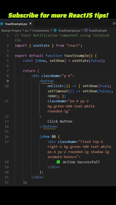 Toast Notification Component ReactJS Interview Questions #reactjs # ...