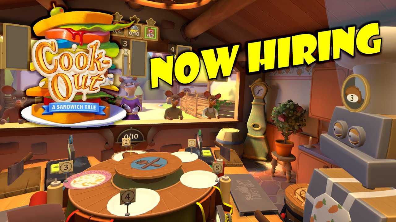 Cook Out "A Sandwich Tale" | Playthrough - "Now Hiring" #oculus #vr # ...