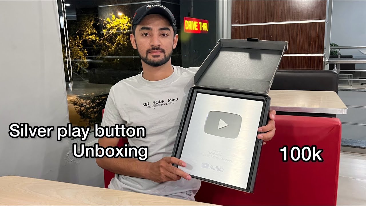 Silver play button unboxing || silver play button - YouTube