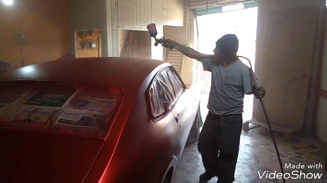 Pintura rojo candy - YouTube