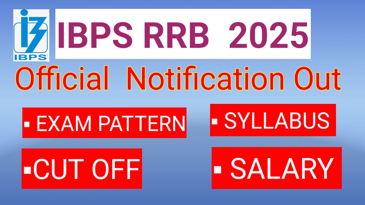 IBPS RRB नि गोदान Notification फैबाय।Vacancy, Qualification , Age ...