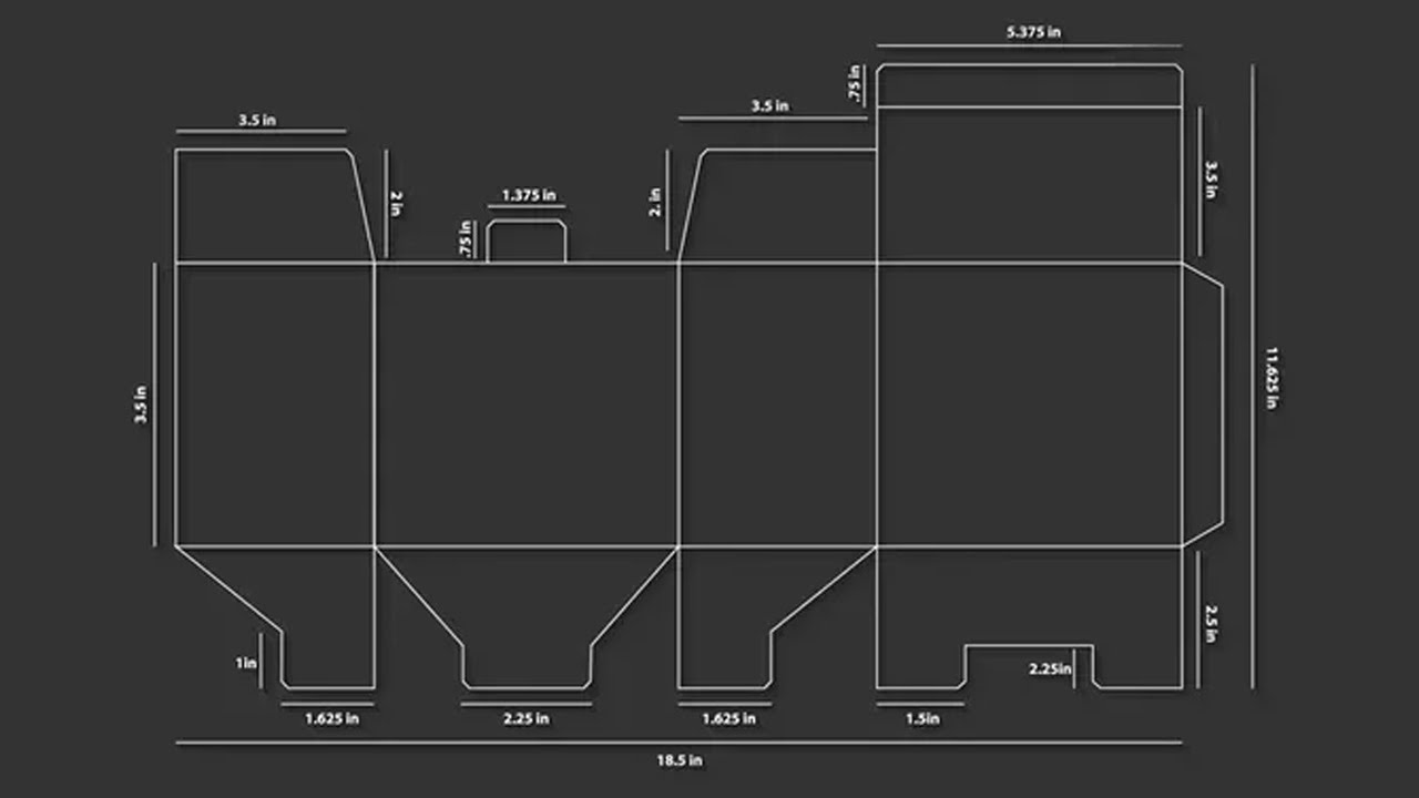 Corel Packaging layout - YouTube