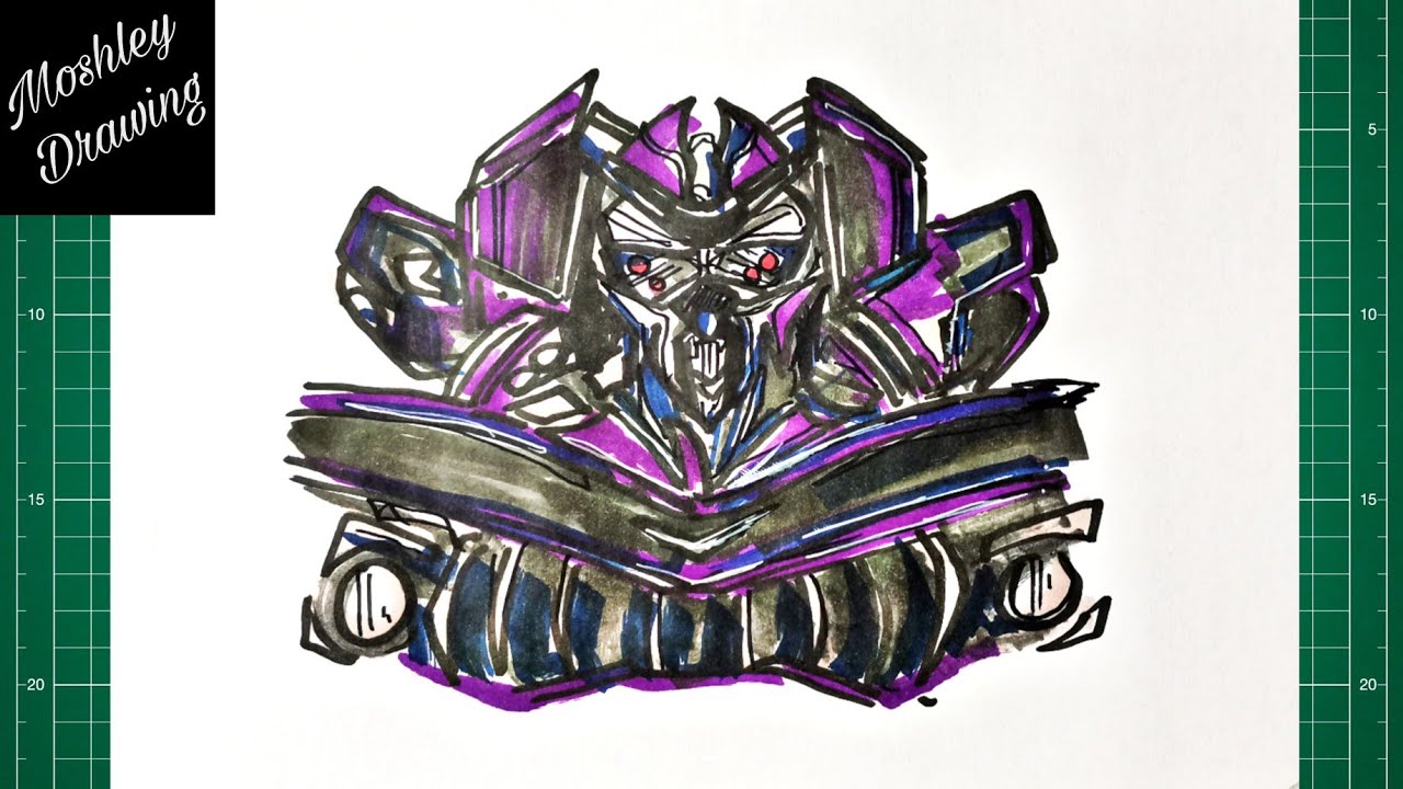 How to Draw Barricade - Transformers - YouTube