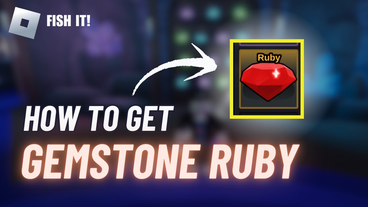 INSANE Ruby Spot! - How to Get Gemstone Ruby Fast in Roblox Fish It ...