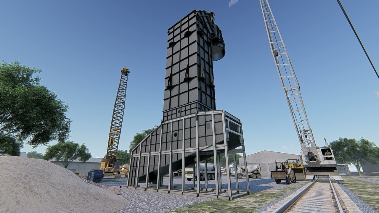 Combustion chamber and Duct, Steel Structures for Biomass boiler 24 MW ...