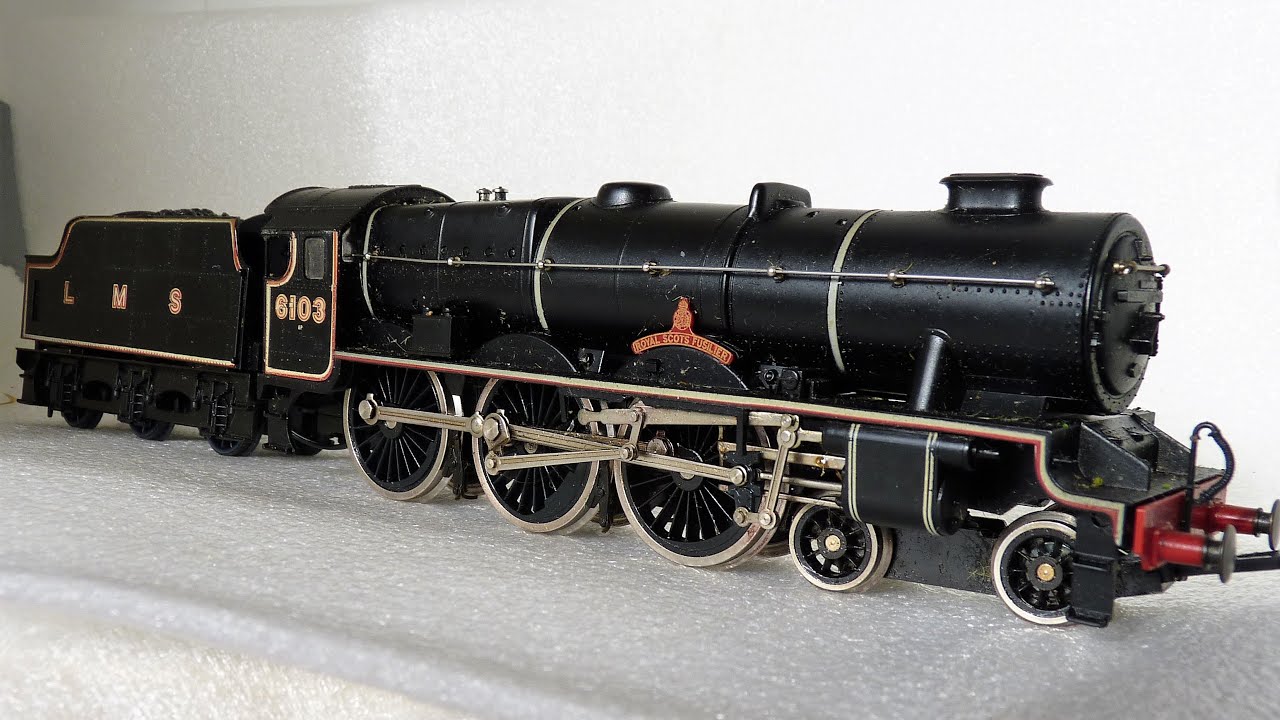 OO scale 4-6-0 Mainline LMS 6103 "Royal Scot Fusilier" - YouTube