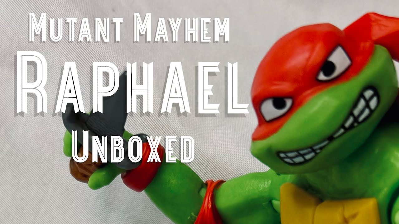 The BEST VALUE Raphael - Mutant Mayhem Action Figure - Unboxed - YouTube