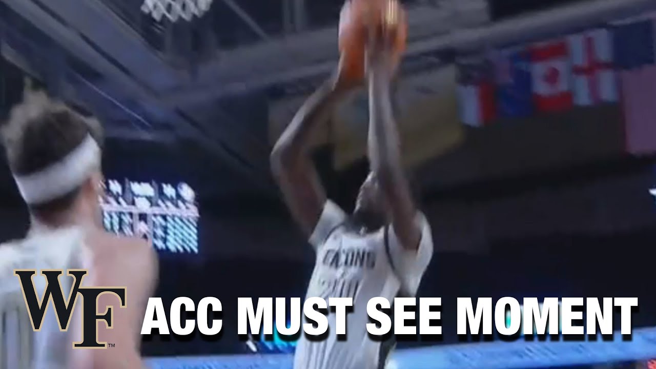 Wake's Khadim Sy Finishes Flawless Fast Break | ACC Must See Moment ...