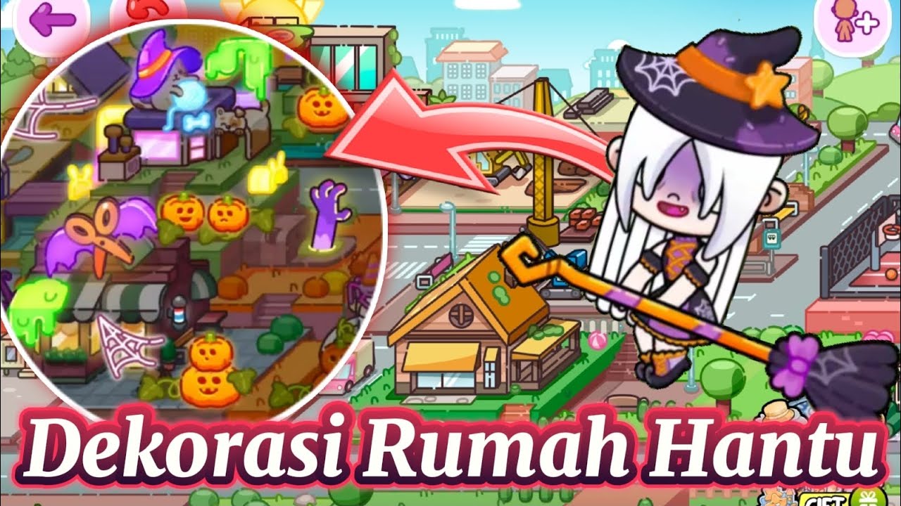 Dekorasi Rumah Hantu || Game avatar world pazu - YouTube