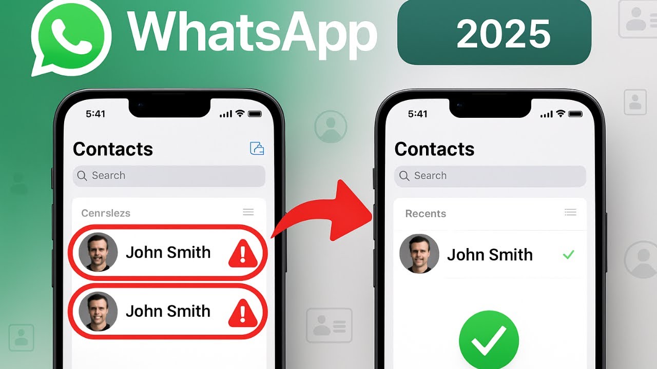 How to Fix Duplicate Contacts in WhatsApp | WhatsApp Showing Duplicate ...