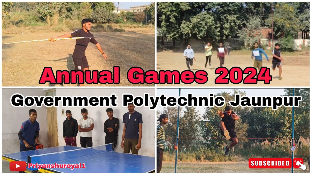 Annual Games 2024 || Government Polytechnic Jaunpur || By ...