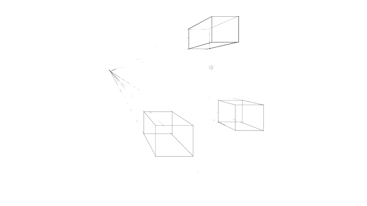 one point perspective (invented drawing) - YouTube