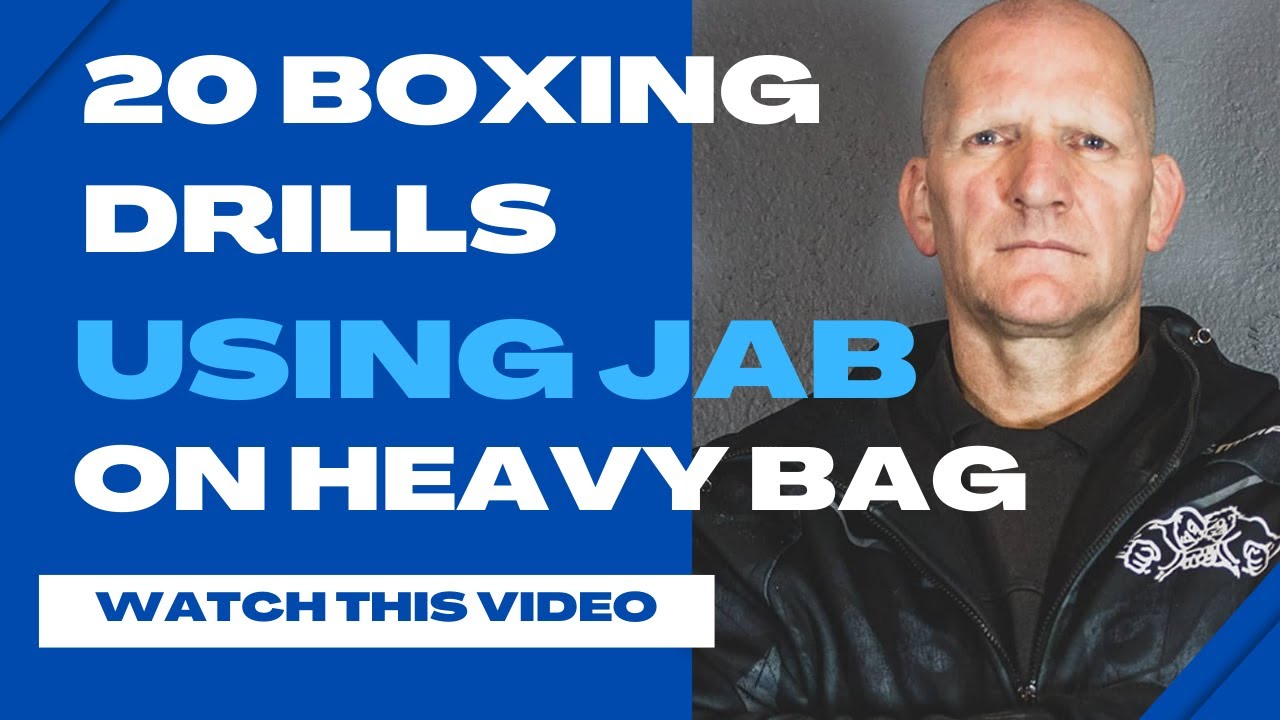 20 Boxing Solo Training Drills Using Jab On Heavy Bag - YouTube
