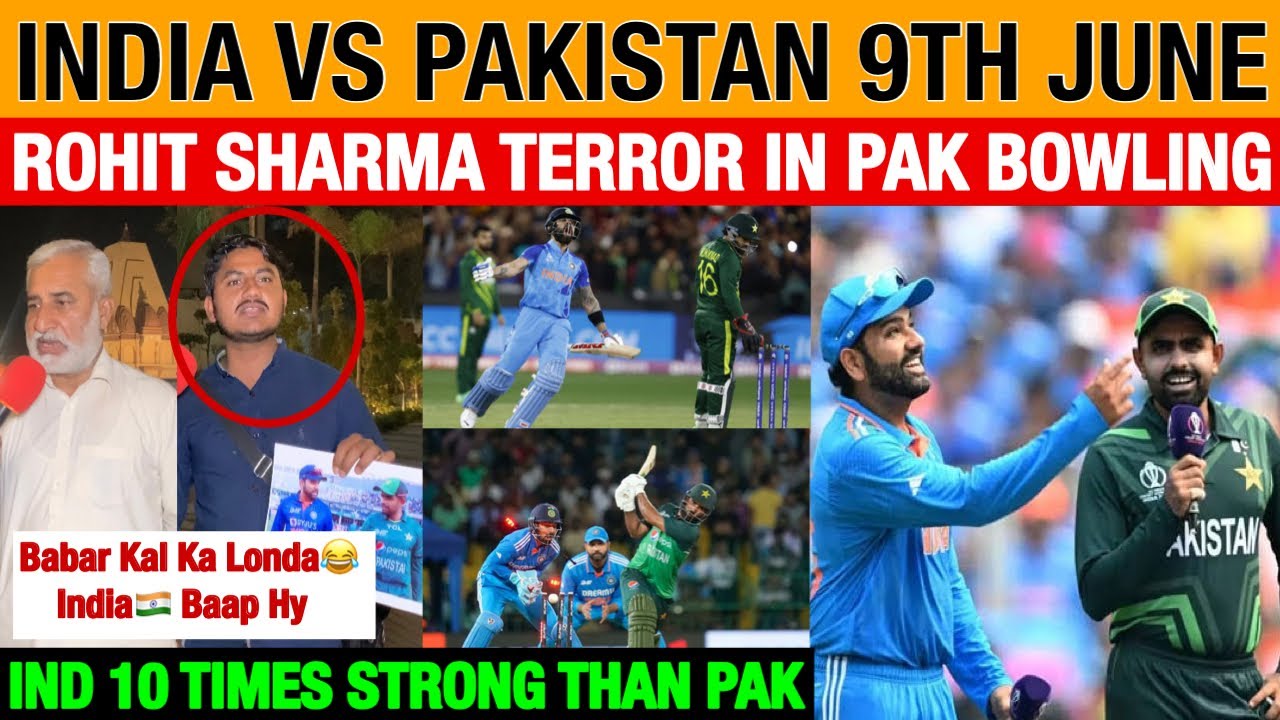 9TH JUNE BIGGEST RIVALRY OF T20 WORLD CUP 🥵|| INDIA🇮🇳 VS PAKISTAN🇵🇰 ...