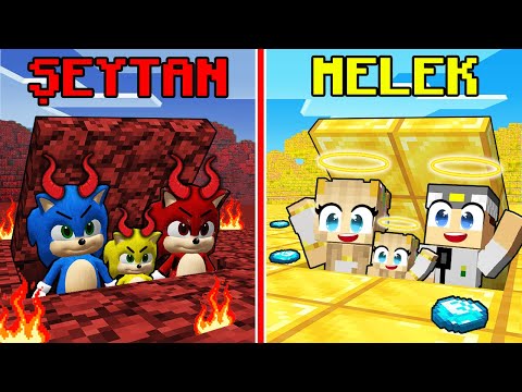 MELEK BERCA AİLE VS ŞEYTAN BEBEK SONİC AİLE GİZLİ ÜS KAPIŞMASI!