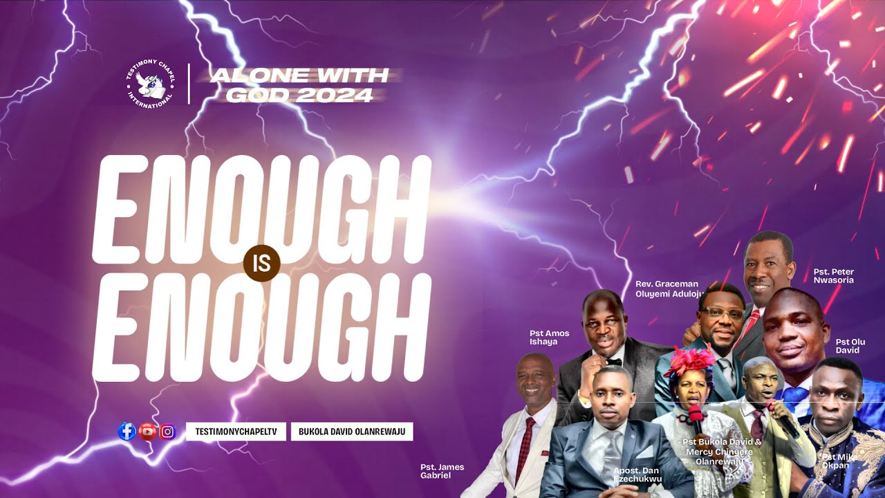 AWG 2024 | Enough Is Enough | Session - 08 & 09 | Apostle Dan Ezechukwu - YouTube