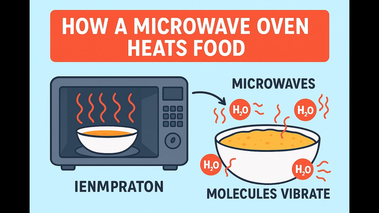 How a Microwave Heats Your Food in Seconds - YouTube