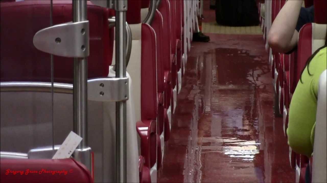Leaking HVAC on Metro North Train - YouTube