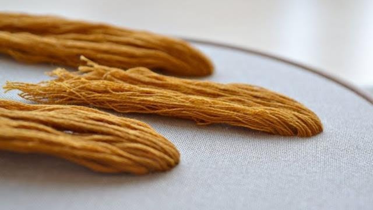 How to embroider hair method 3 - the turkey knot - YouTube