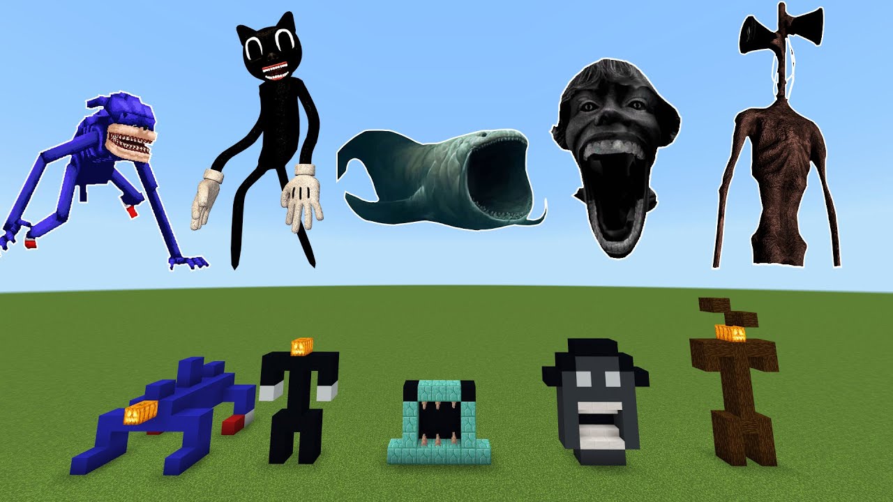 I Spawned a TITAN Monsters in Minecraft PE! - YouTube