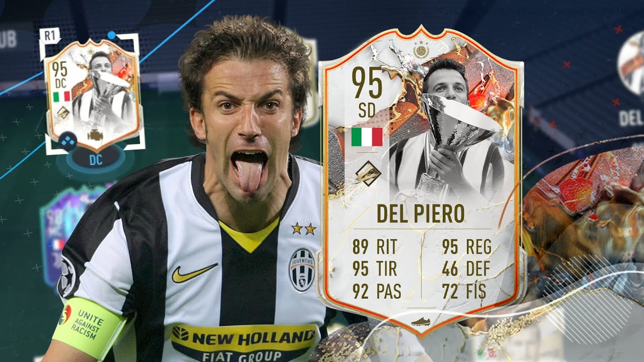 ¿AL NIVEL DE EUSEBIO, PUSKAS o PELÉ? DEL PIERO 95 ICONO TROPHY TITANS ...
