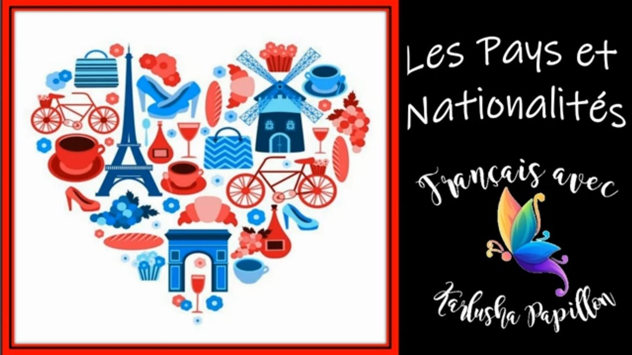 LES PAYS ET NATIONALITES en Français A1| LOS PAÍSES Y NACIONALIDADES en ...