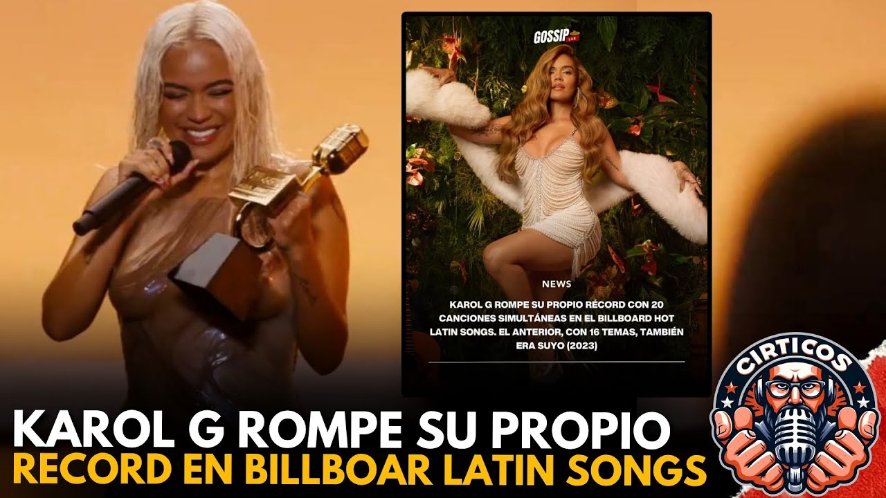 KAROL G ROMPE SU PROPIO RECORD EN BILLBOARD MIENTRAS YAILIN ESTA DANDO ...