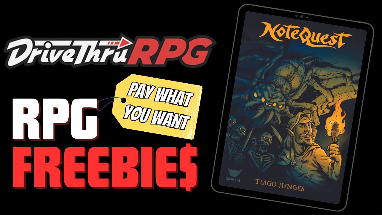 RPG Freebies: NoteQuest (PWYW) - YouTube