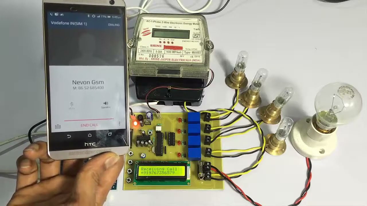 Programmable Energy Meter with Bill Estimation Project - YouTube