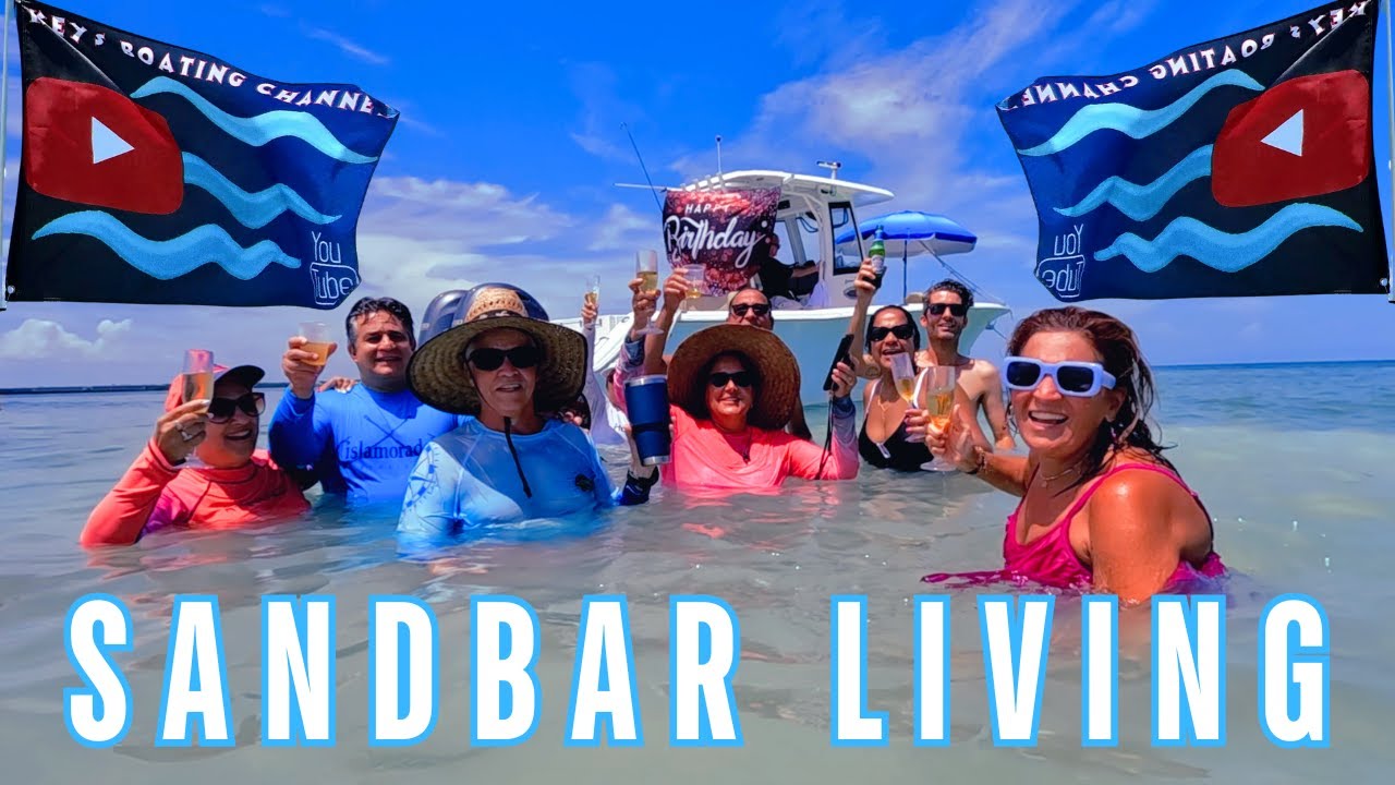 BOATING FUN in the SUN, SAND, and SEA in Tavernier Key SANDBAR ...