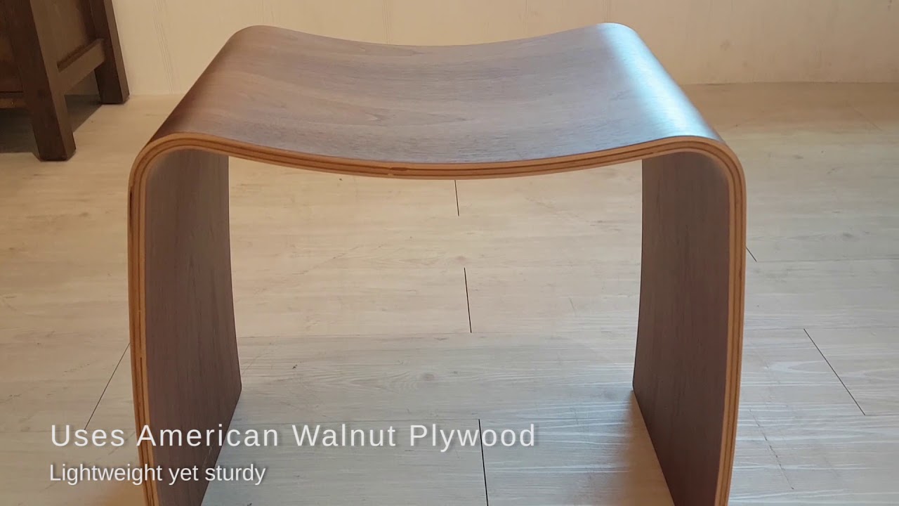 Bent Plywood Stool - YouTube