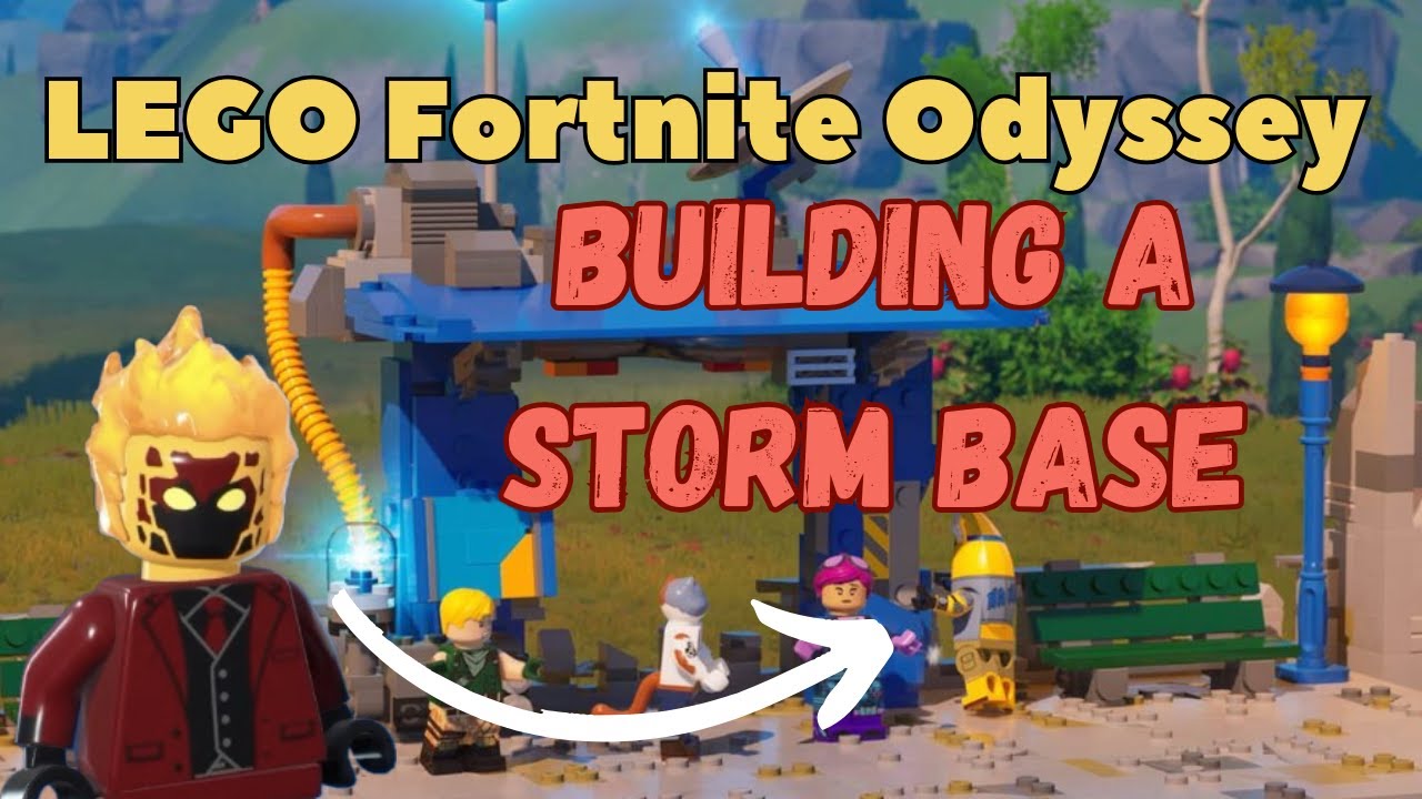 LEGO Fortnite Playthough - 2 - finding a Storm base - YouTube