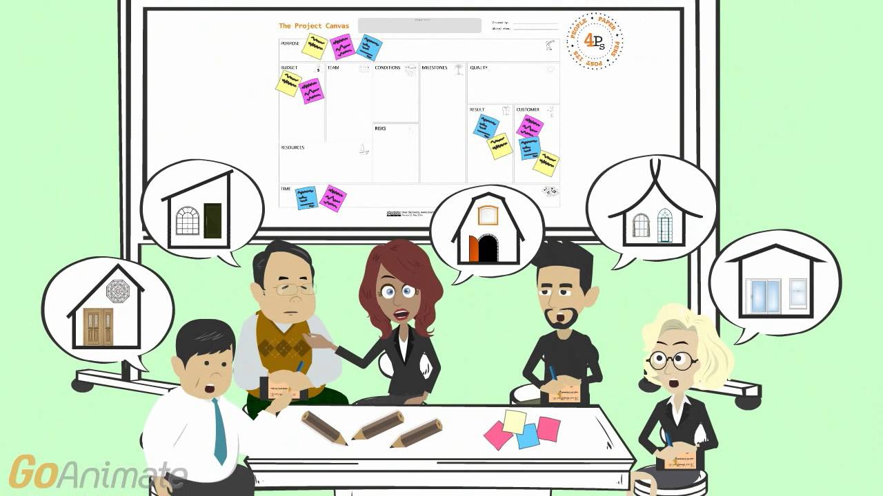 The Project Canvas - how you can make the best of the 4Ps. - YouTube