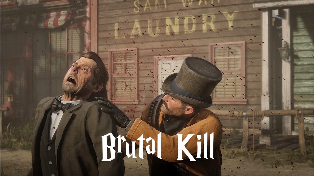 Red Dead Redemption 2- Brutal Kill-NPC's - YouTube