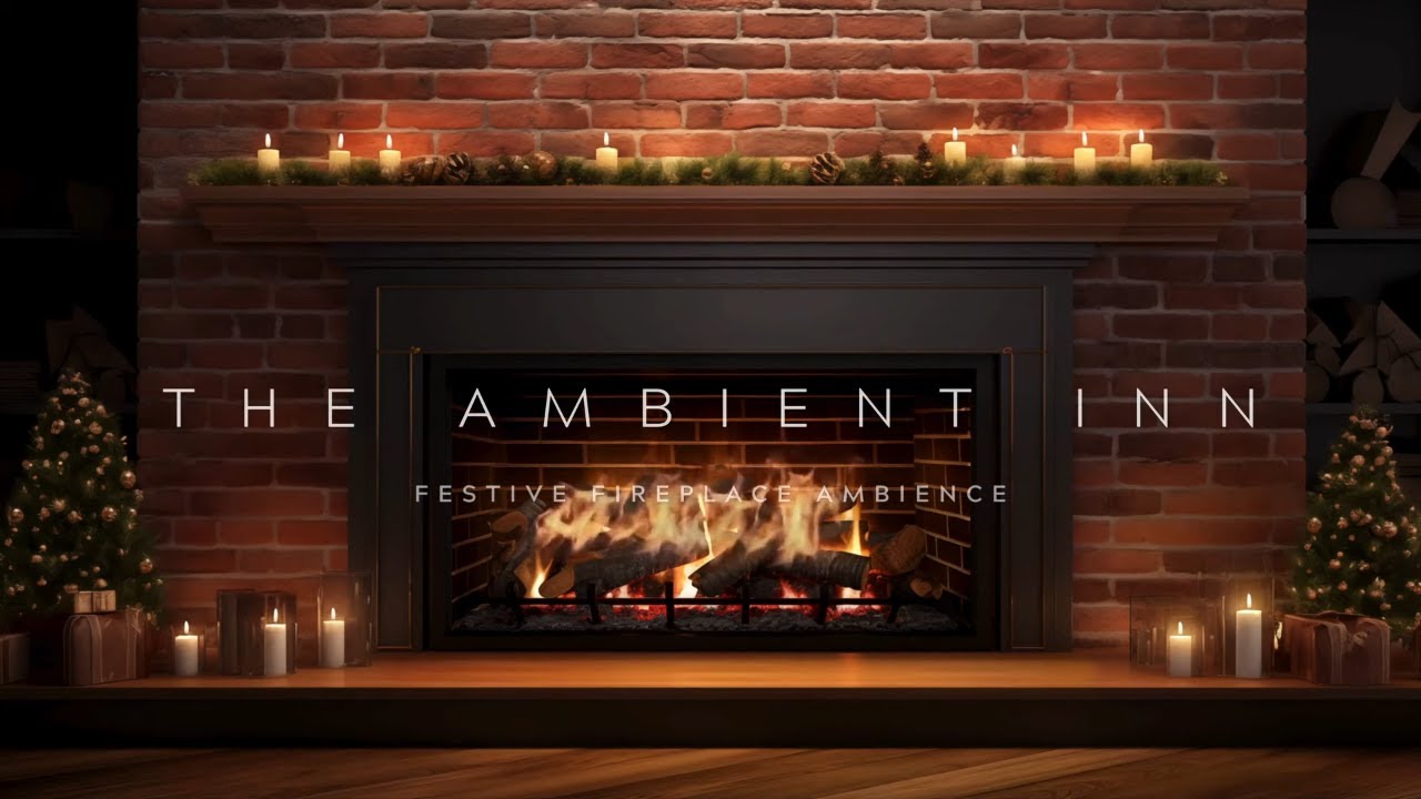 Fireplace Ambience | 10 Hour Ambient Background: Crackling Fire Sounds ...