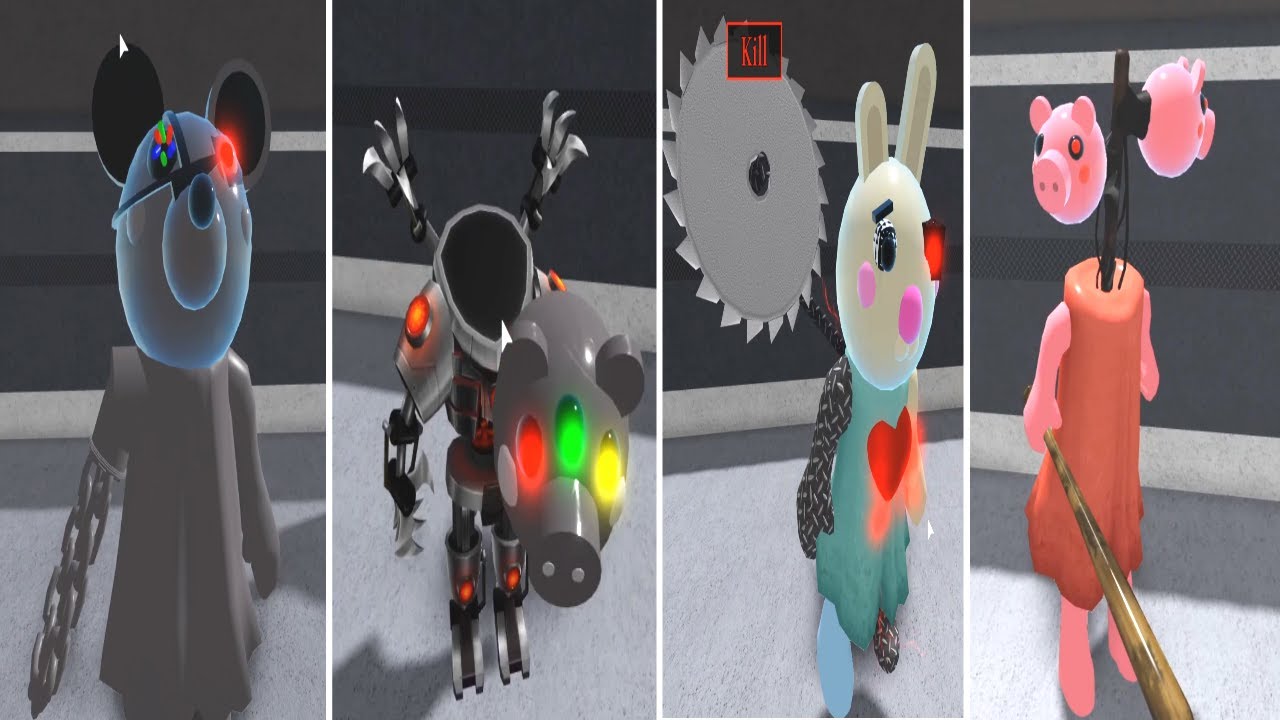 ROBLOX PIGGY *NEW* CYBORG EDITION JUMPSCARES AND MORPHS - YouTube